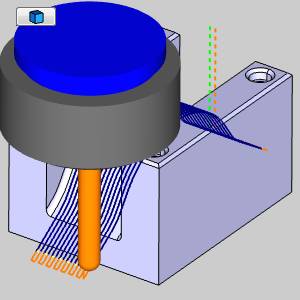 Edit Toolpath Example - Extend Cut Move
