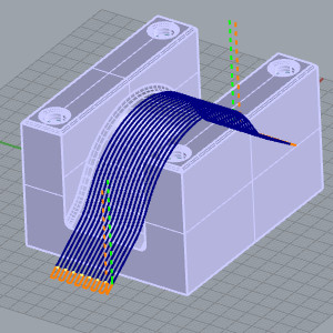Edit Toolpath Example - Extend Cut Move