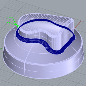 Edit Toolpath Example - Edit Tool Axis