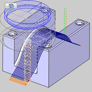 Edit Toolpath Example - Extend Cut Move