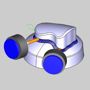 Edit Toolpath Example - Edit Tool Axis