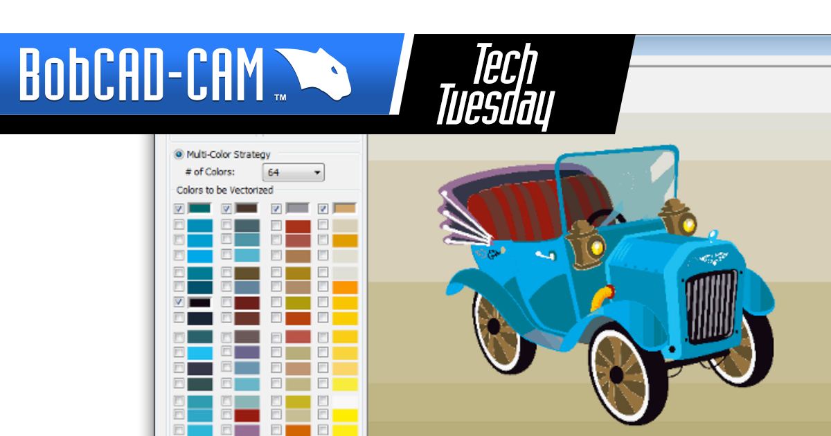 Tech Tuesday: Turning Pictures into Vectorized Geometry in BobART - BobCAD-CAM - BobCAD-CAM
