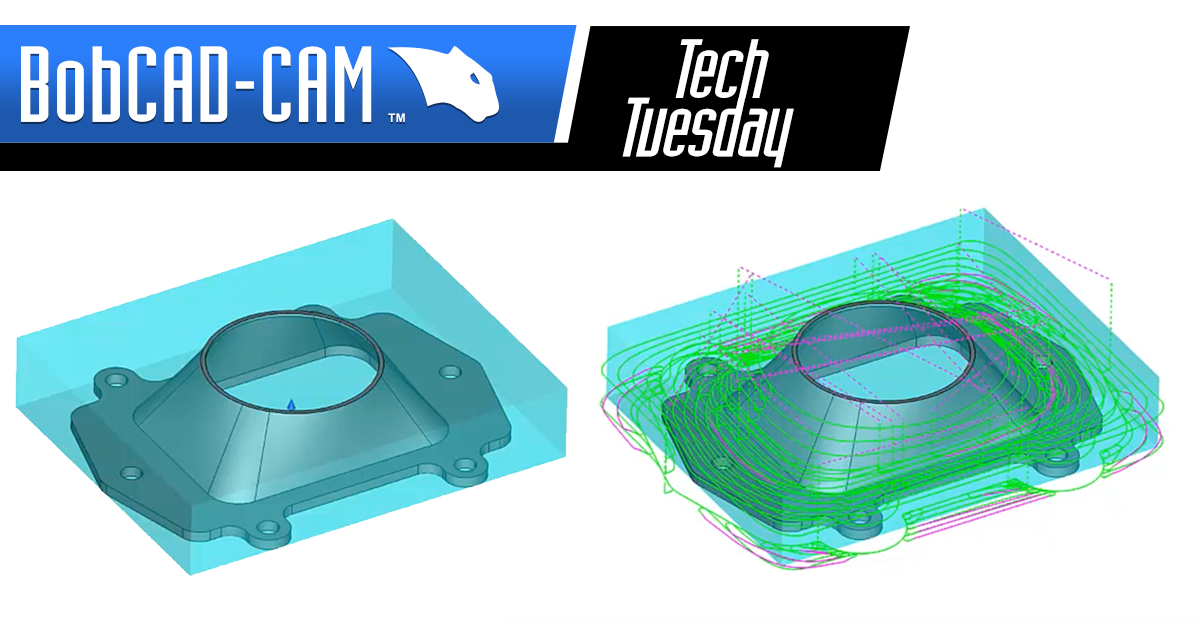 Tech Tuesday 7 Effective Ways To Control Your 3d Toolpath Using Bobcad Bobcad Cam Bobcad Cam