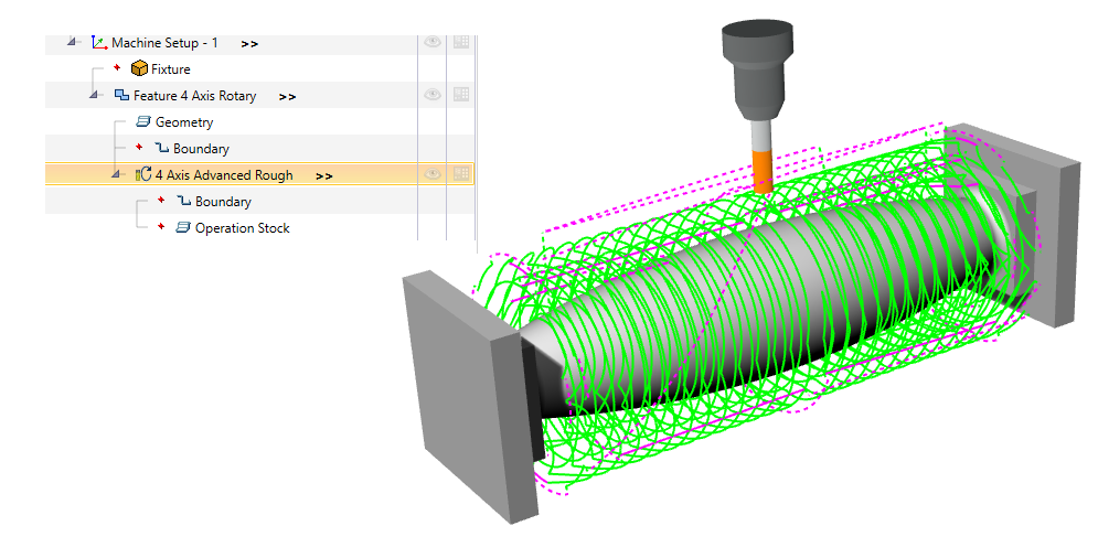 Best CAD CAM Features for 4 Axis CNC Routers 2023 - BobCAD-CAM - BobCAD-CAM