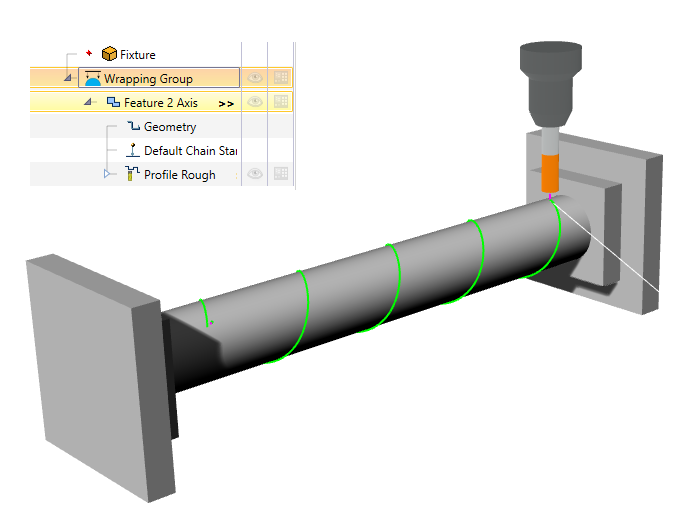 Best Cad Cam Features For 4 Axis Cnc Routers 2023 Bobcad Cam Bobcad Cam