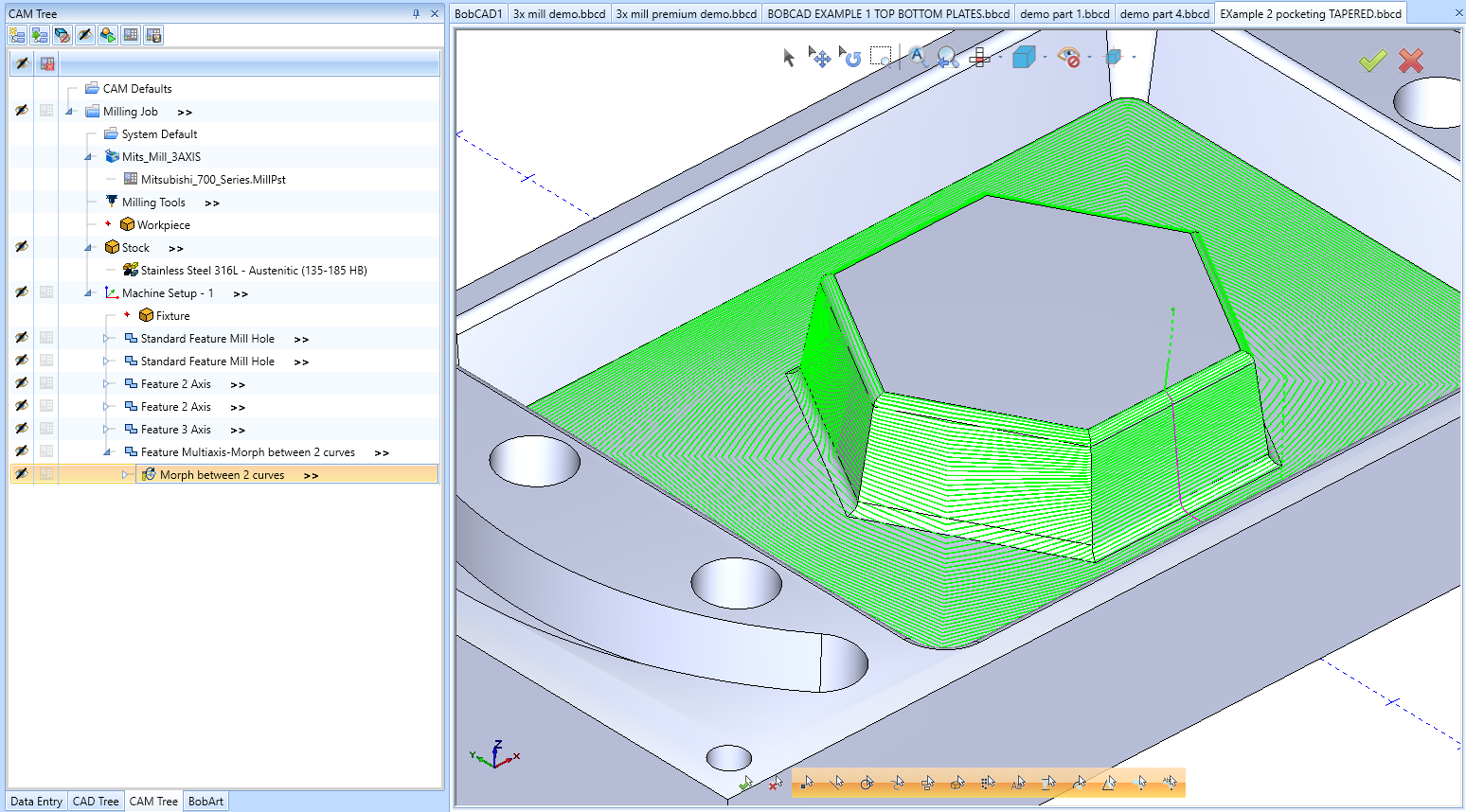 Milling Finish Pro Vs Premium - BobCAD-CAM - BobCAD-CAM
