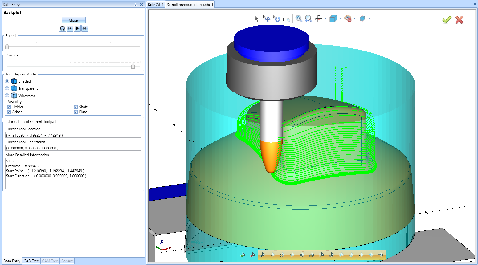 Milling Finish Pro Vs Premium - BobCAD-CAM - BobCAD-CAM